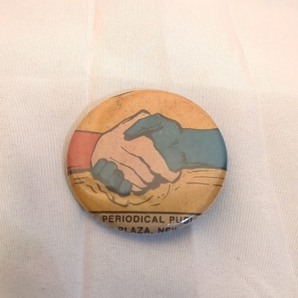 DC Comics | Other | Batman And Superman Handshake Pinback Button | Poshmark